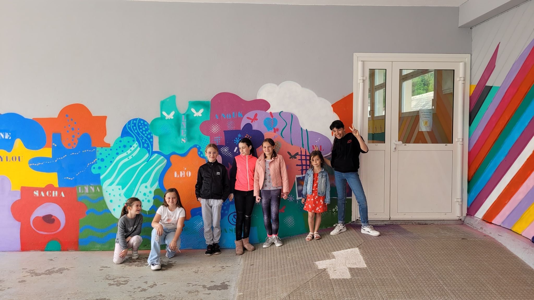 Street Art à l'école : deuxième journée - Val de la Haye