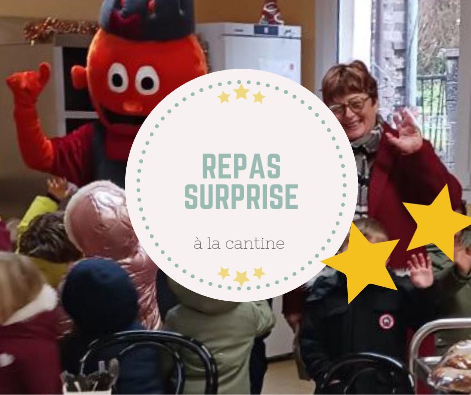 Repas surprise à la cantine sur le thème américain - Val de la Haye